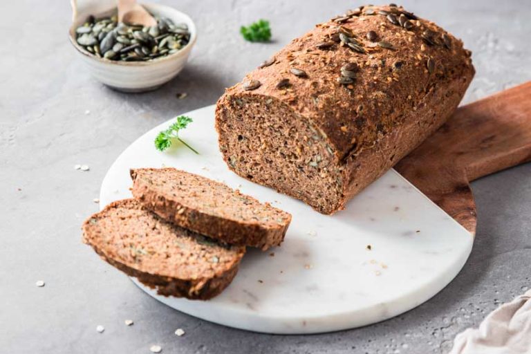 Glutenfreies Kürbiskernbrot ohne Hefe | Freiknuspern